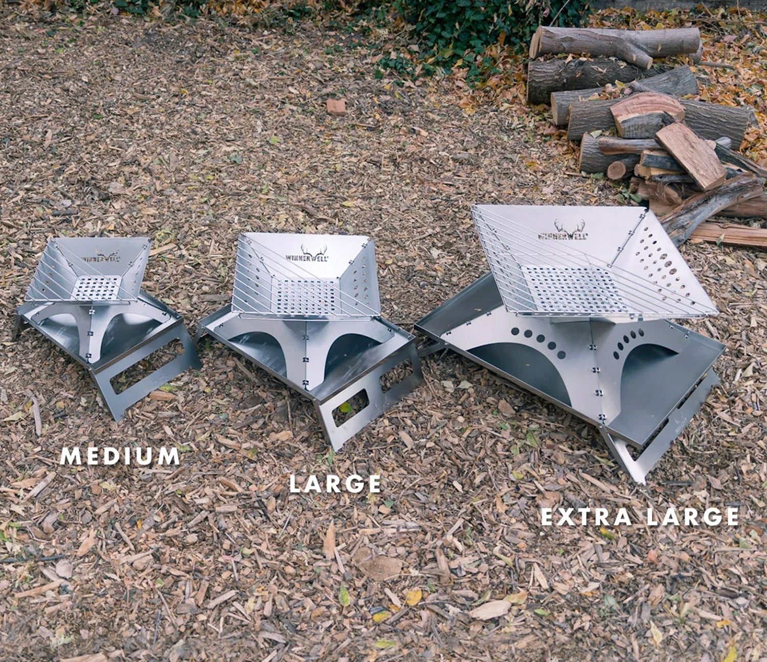 Flatfold Fire Pit - L | Basic Bundle | Winnerwell